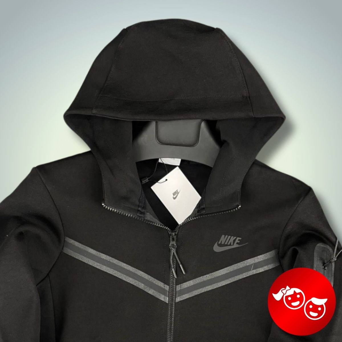 Trening Nike Tech Fleece pentru copii, negru. Calitate premium – sporty1.ro